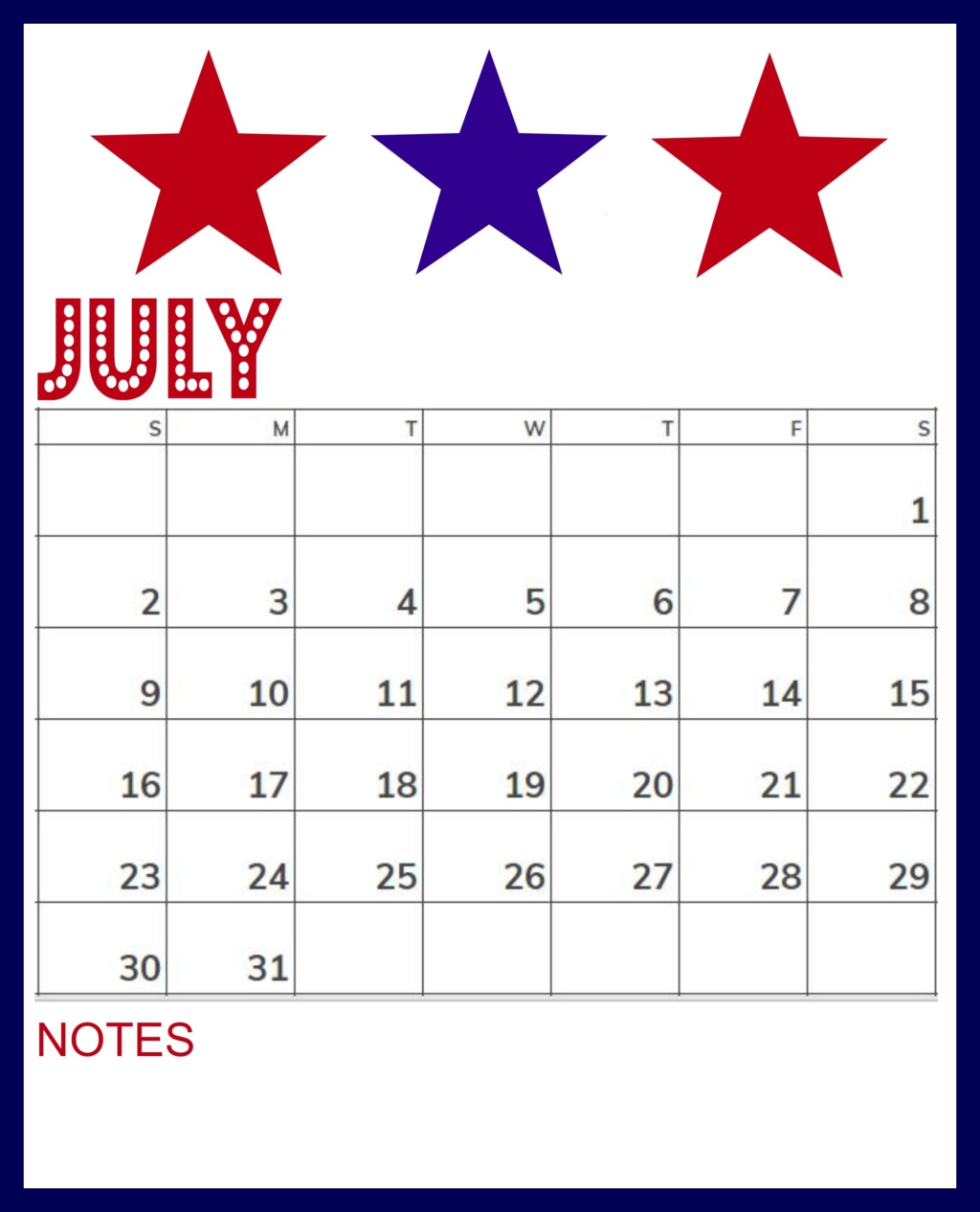 Free Printable 2017 Calendar