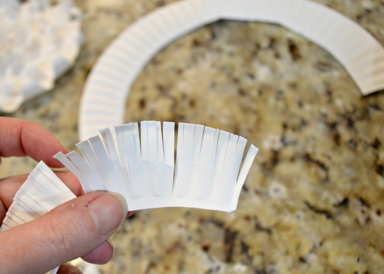 Graphic Paper Flowers from Paper Plates