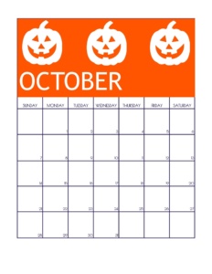 2018 Free Printable Calendar