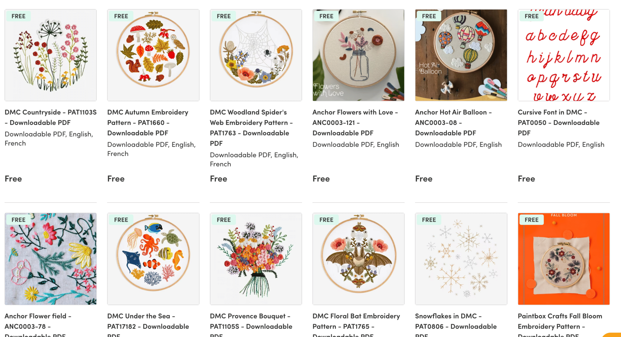 Creative Haven: 800+ Free Embroidery Patterns to keep your fingers busy