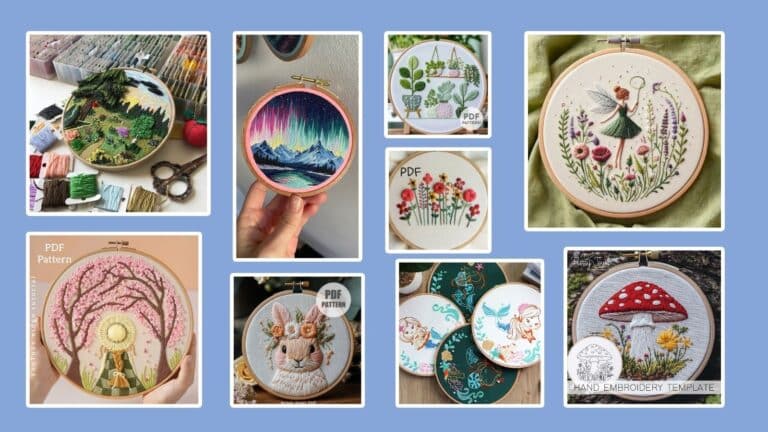 18 Oh So Cute Embroidery Patterns to Add to Your to Make List
